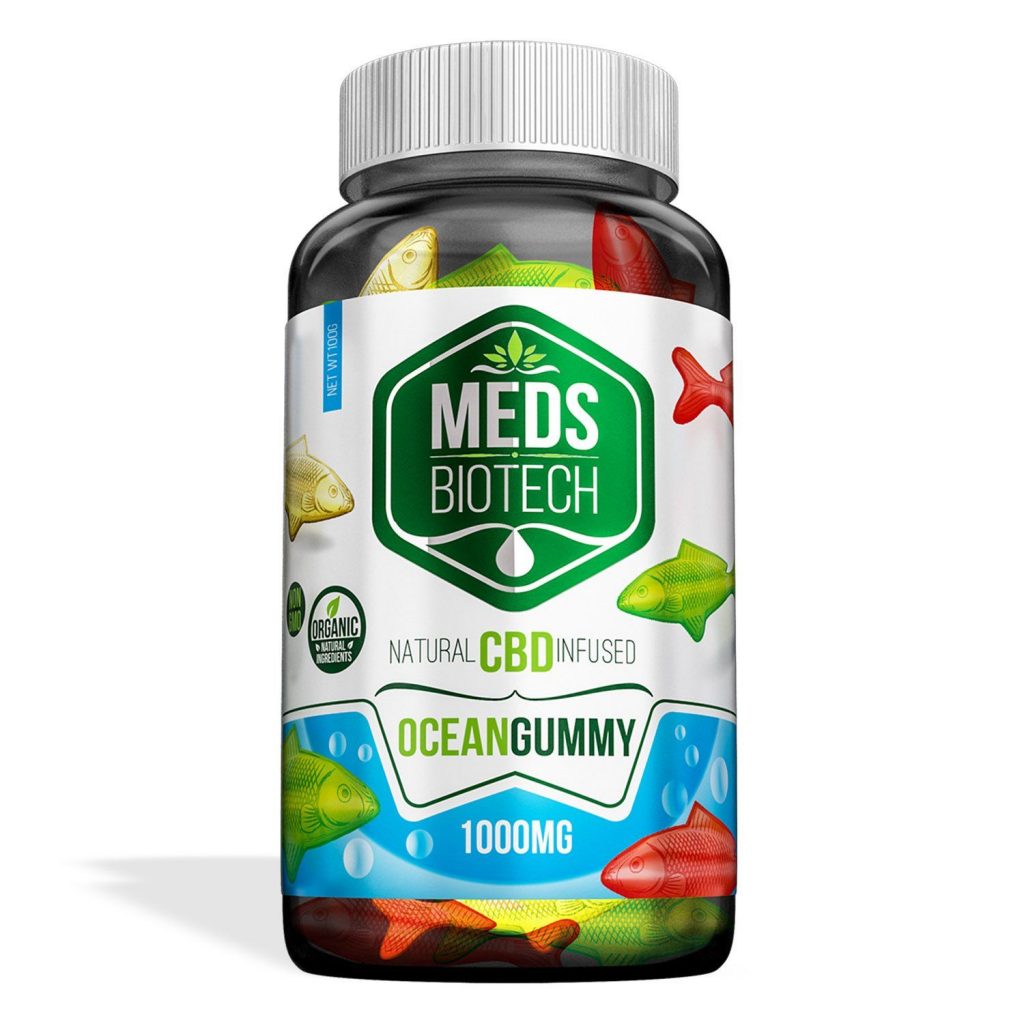 Meds Biotech Gummies - CBD Infused Ocean Gummy [Edible Candy] ⋆ Hemp ...